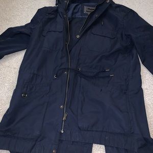 Forever 21 | Jackets & Coats | Navy Fishtail Field Jacket | Poshmark